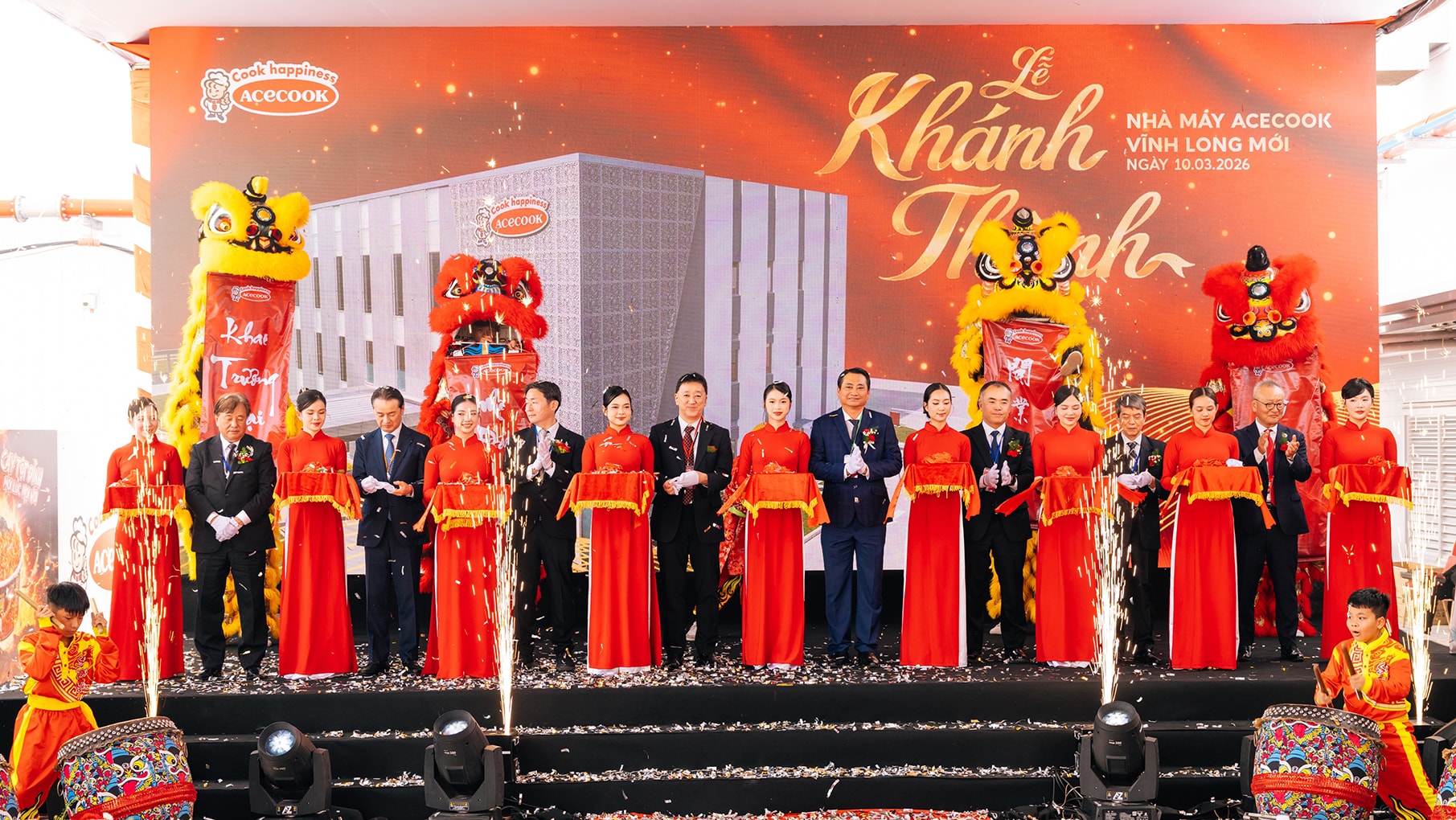 Acecook khánh thanh nhà máy 200 triệu USD lớn nhất Việt Nam